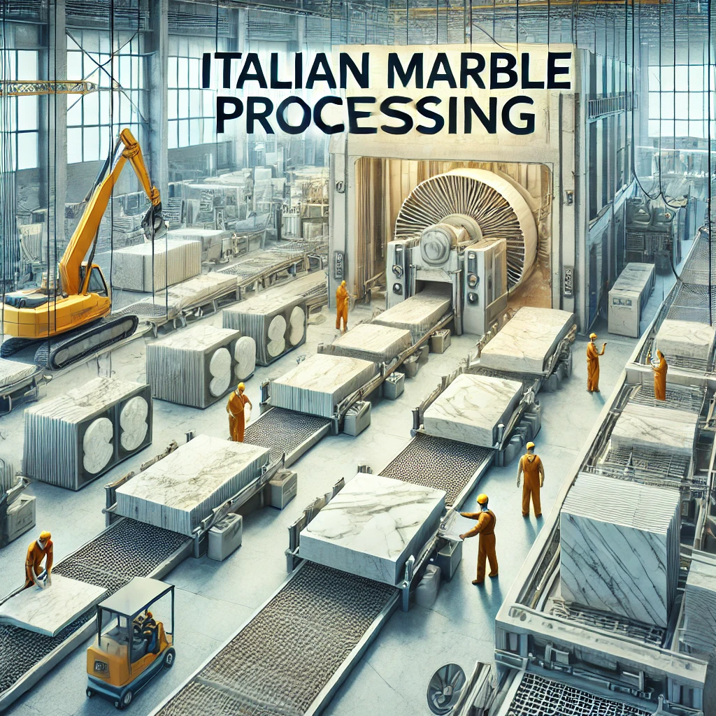 Complete Guide of Italian Marble Processing from Blocks to Fine Slabs ...