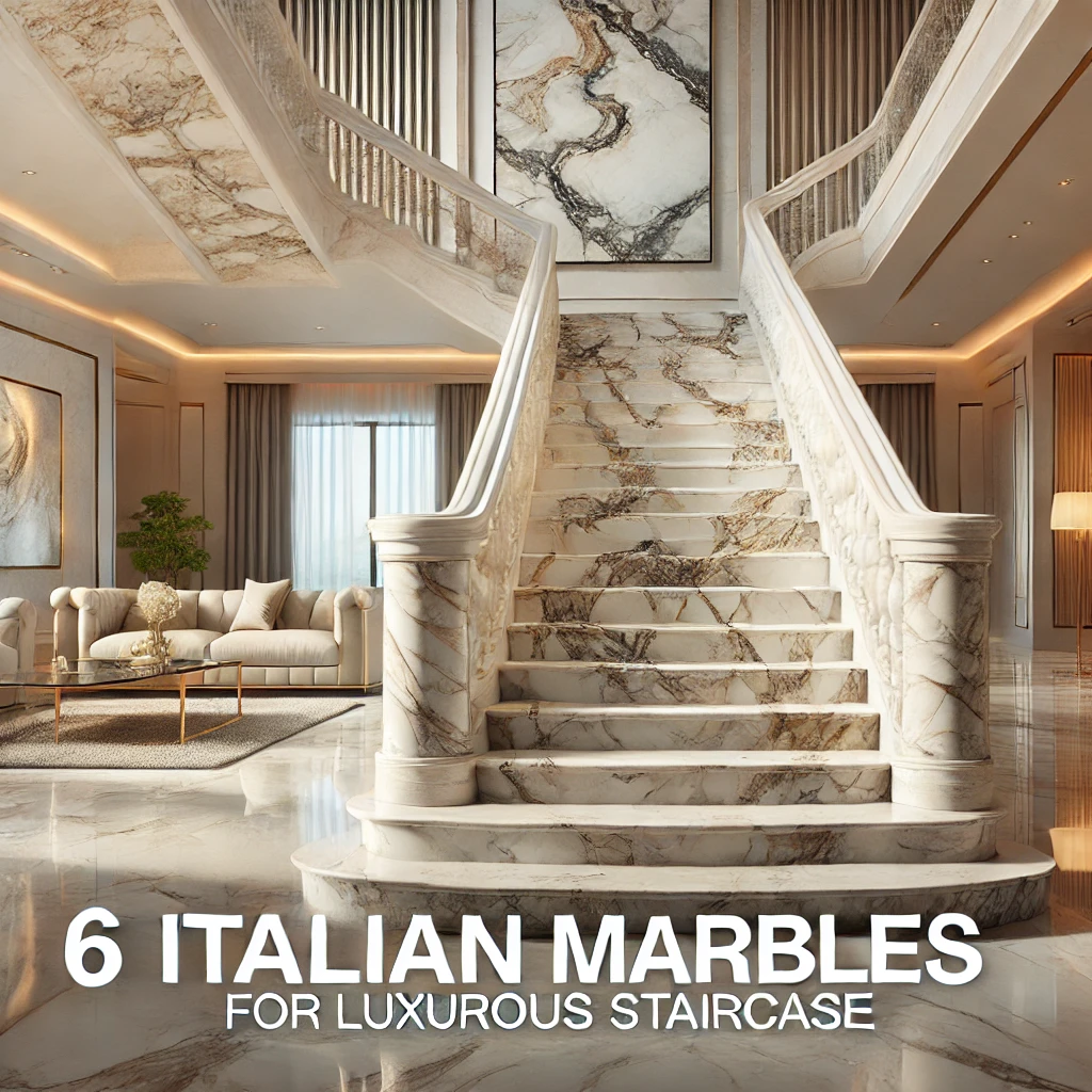 Top 6 Italian Marbles for Luxurious Staircase. - Vardhmansagarmarbles